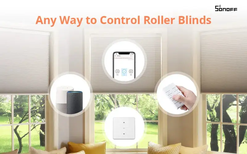 How to remotely control your roller blinds with SONOFF smart switches?