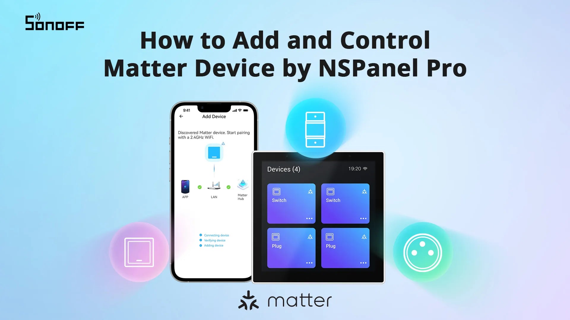How to Add and Control Matter Device by NSPanel Pro | Smart WiFi ...