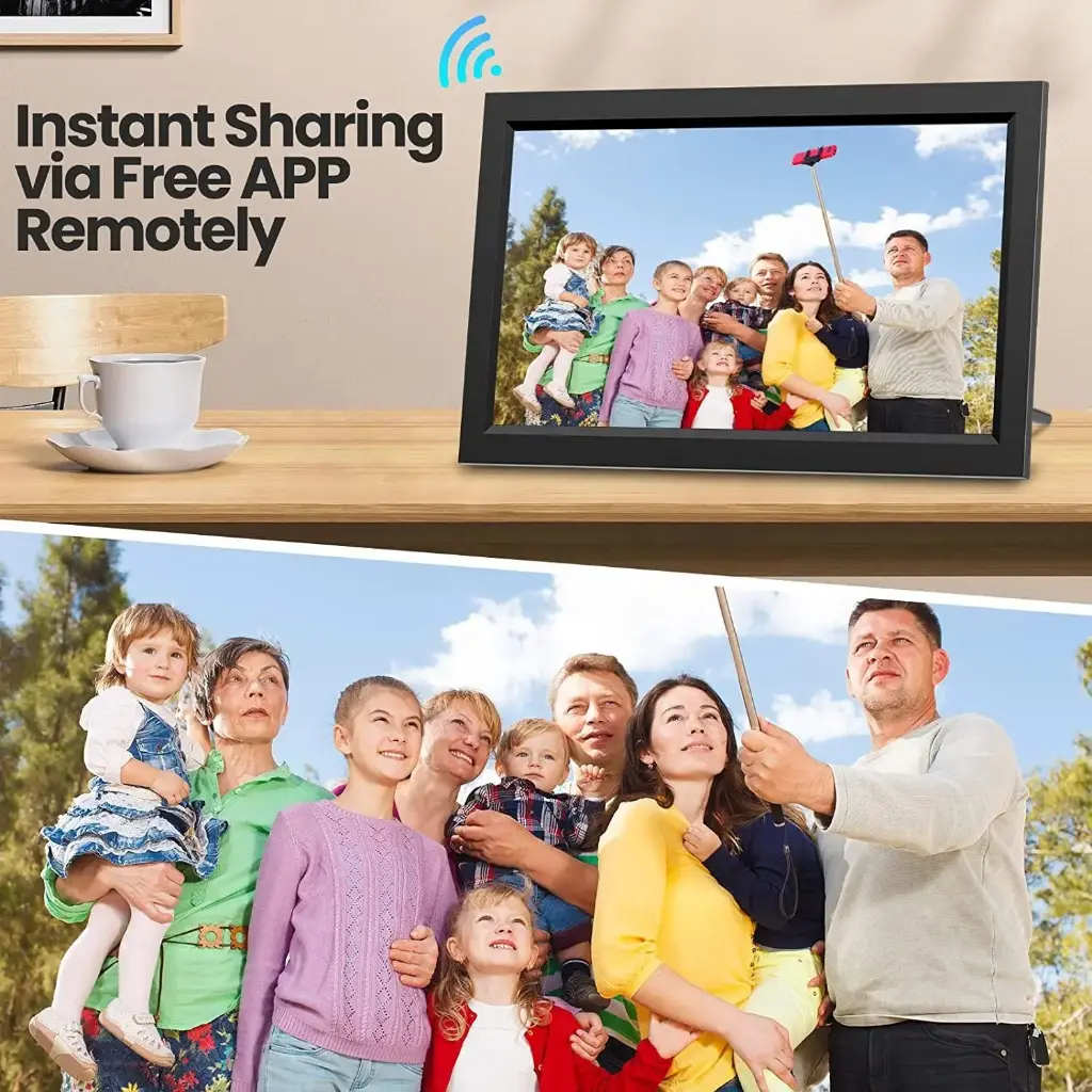 15.6 Inch Large Digital Photo Frame with 1920 * 1080 IPS Full HD Touch